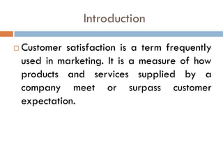 A STUDY ON CUSTOMER SATISFACTION TOWARDS THE SERVICES OF EVOLVE HR ...