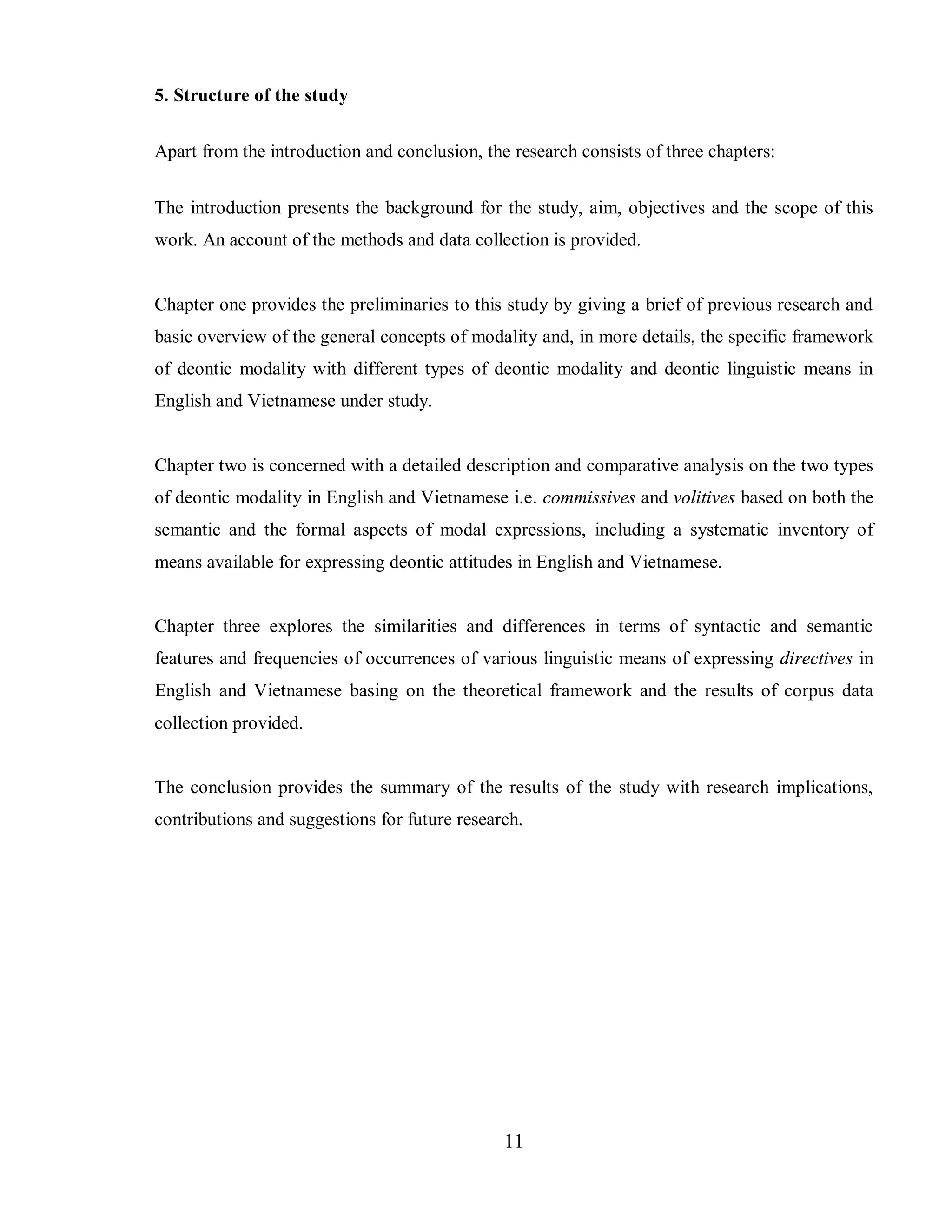 A Study on Deontic Modality Expressing Means in English and Vietnamese ...