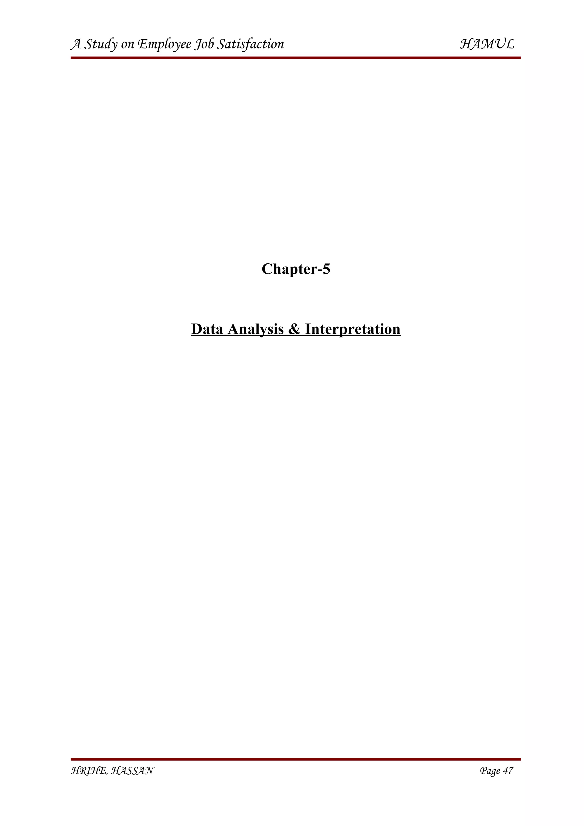 A study on employee job satisfaction h r final project | DOC