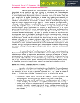A STUDY ON ETHICS OF CONSUMERISM IN INDIA | PDF