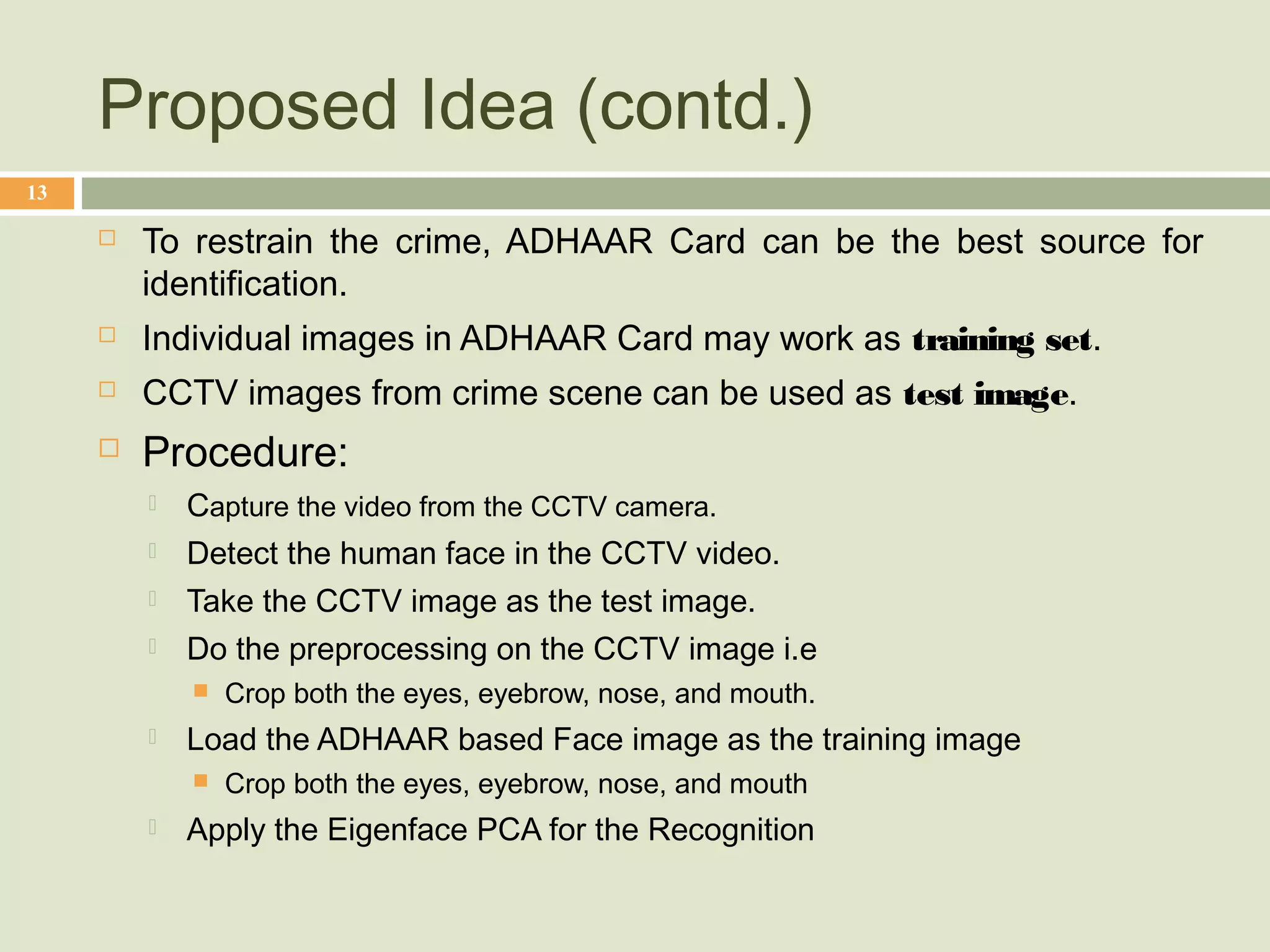A study on face recognition technique based on eigenface | PPT