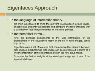 A study on face recognition technique based on eigenface | PPT