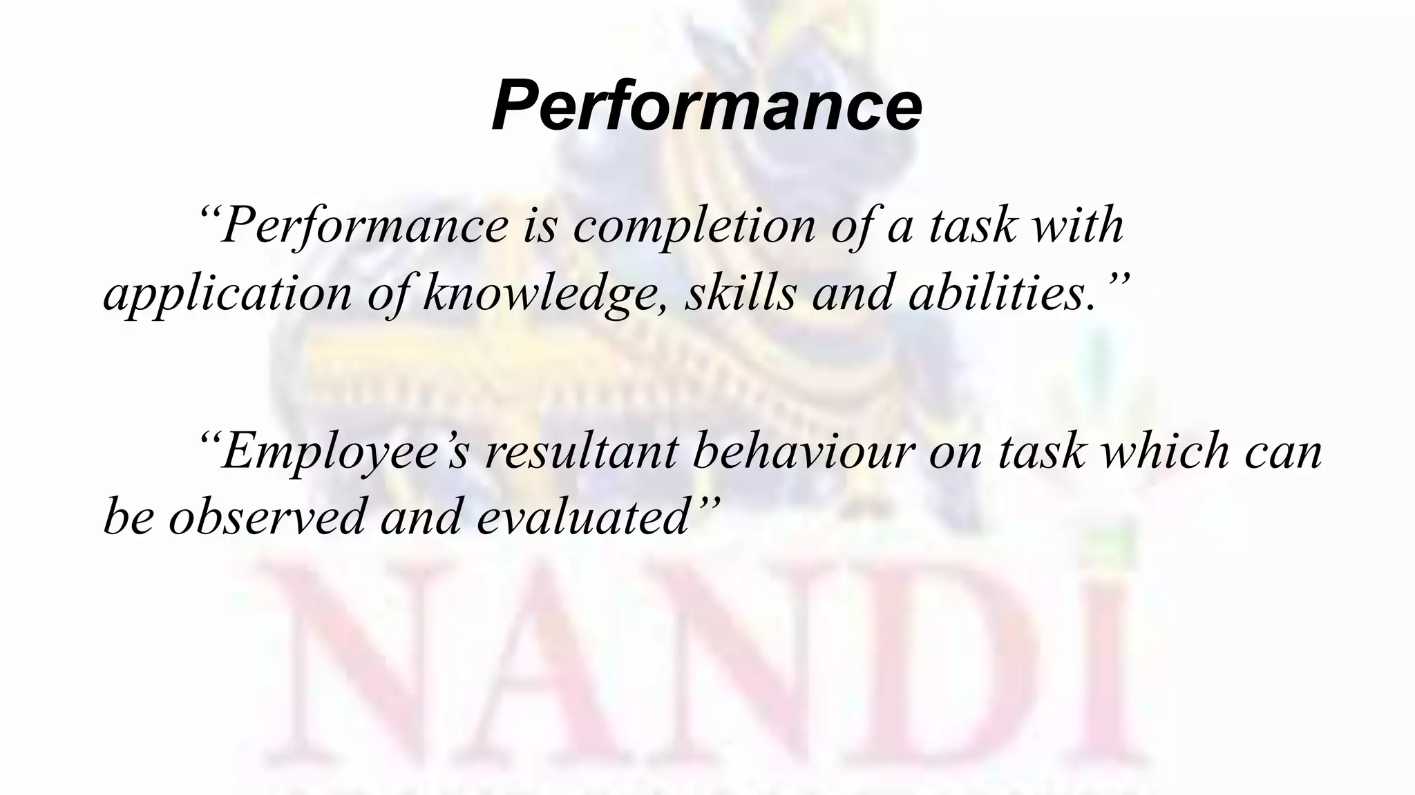 A study on factors affecting employee performance copy | PPTX