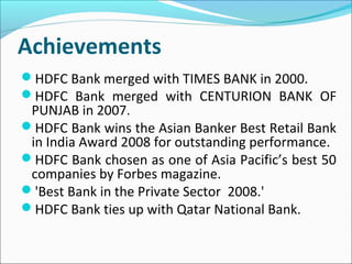 A study on financial analysis of hdfc bank | PPT