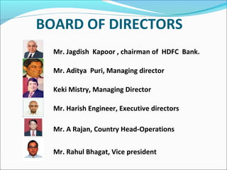A study on financial analysis of hdfc bank | PPT