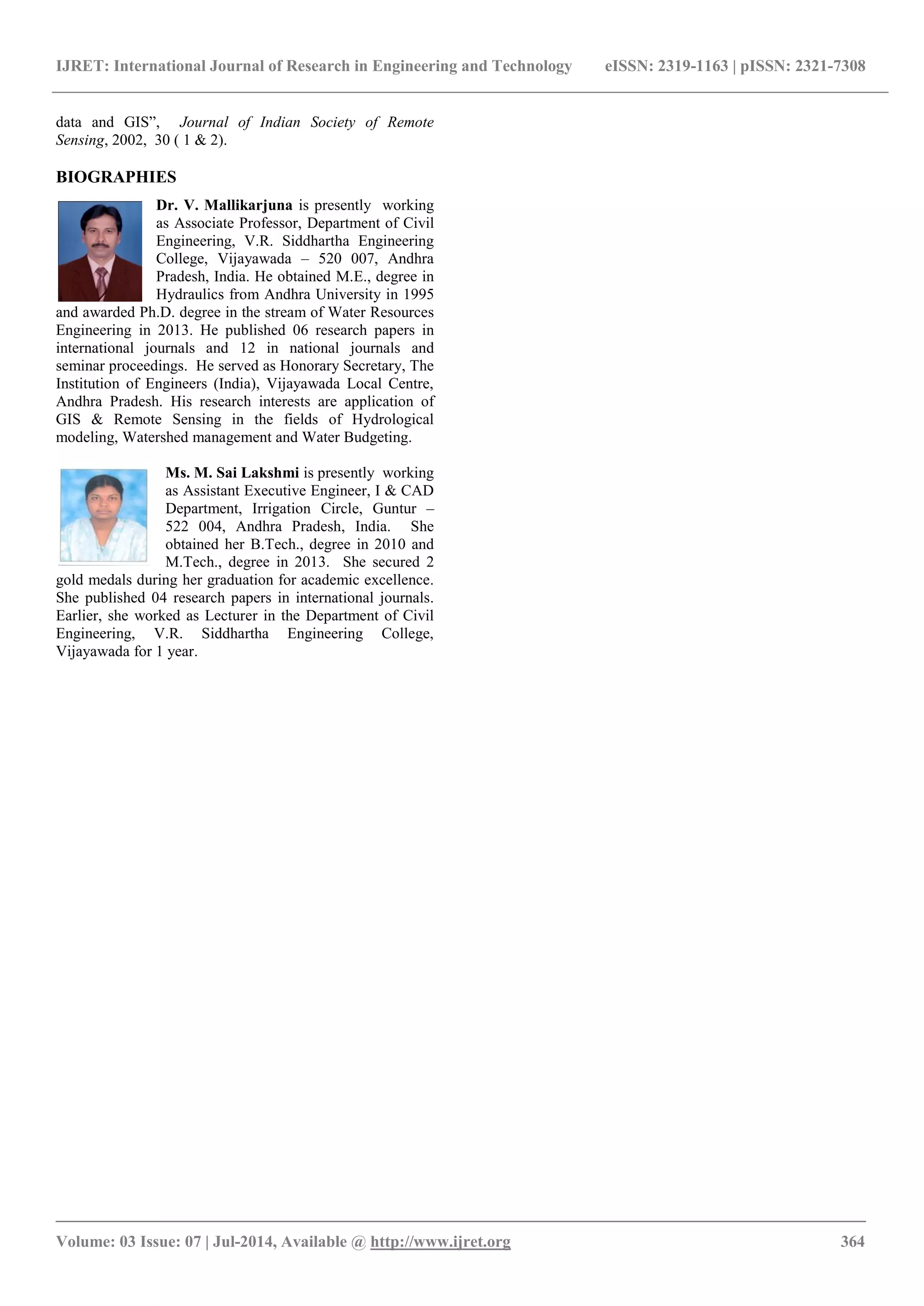 A study on geographical characteristics of the krishna western delta ...