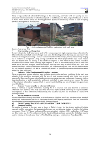 A study on housing and environmental quality of moniya community in ...