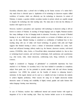 A study on ict use in teaching english at secondary level.docx | Online ...