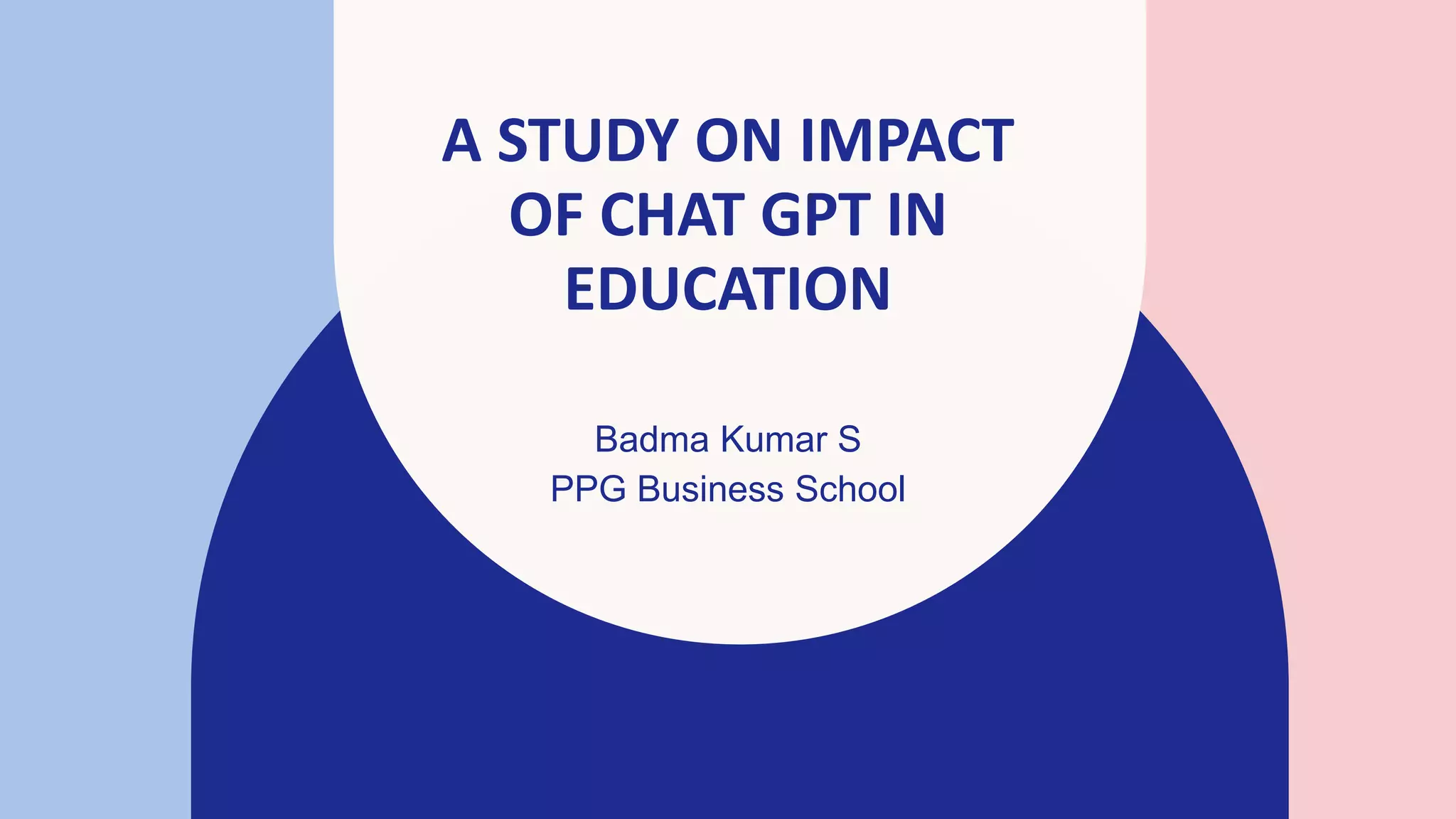 A study on impact of Chat GPT in Education.pptx