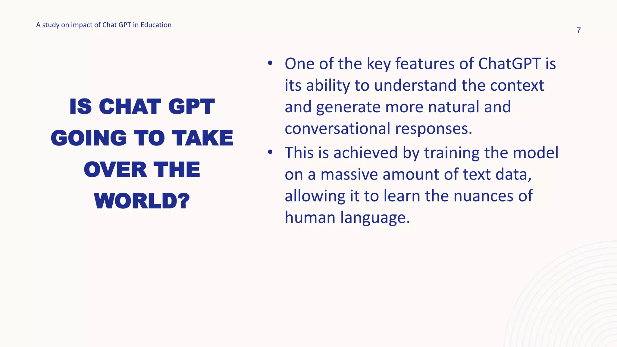 A study on impact of Chat GPT in Education.pptx