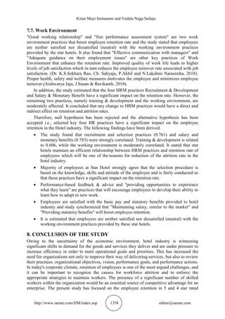 A study on impact of human resource practices on employee retention in ...