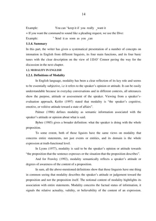 A study on intonation as a means of conveying deontic modality in ...