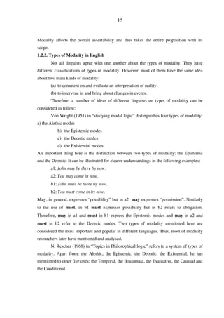 A study on intonation as a means of conveying deontic modality in ...
