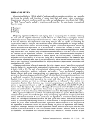 Organizational Behavior: A Study on Managers, Employees, and Teams | PDF