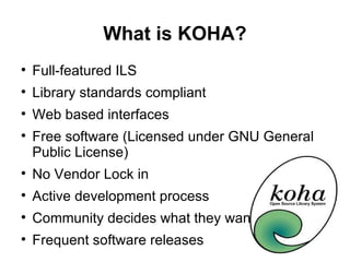 A study on managing koha open source library management system using live cd. | PPT | Computing ...