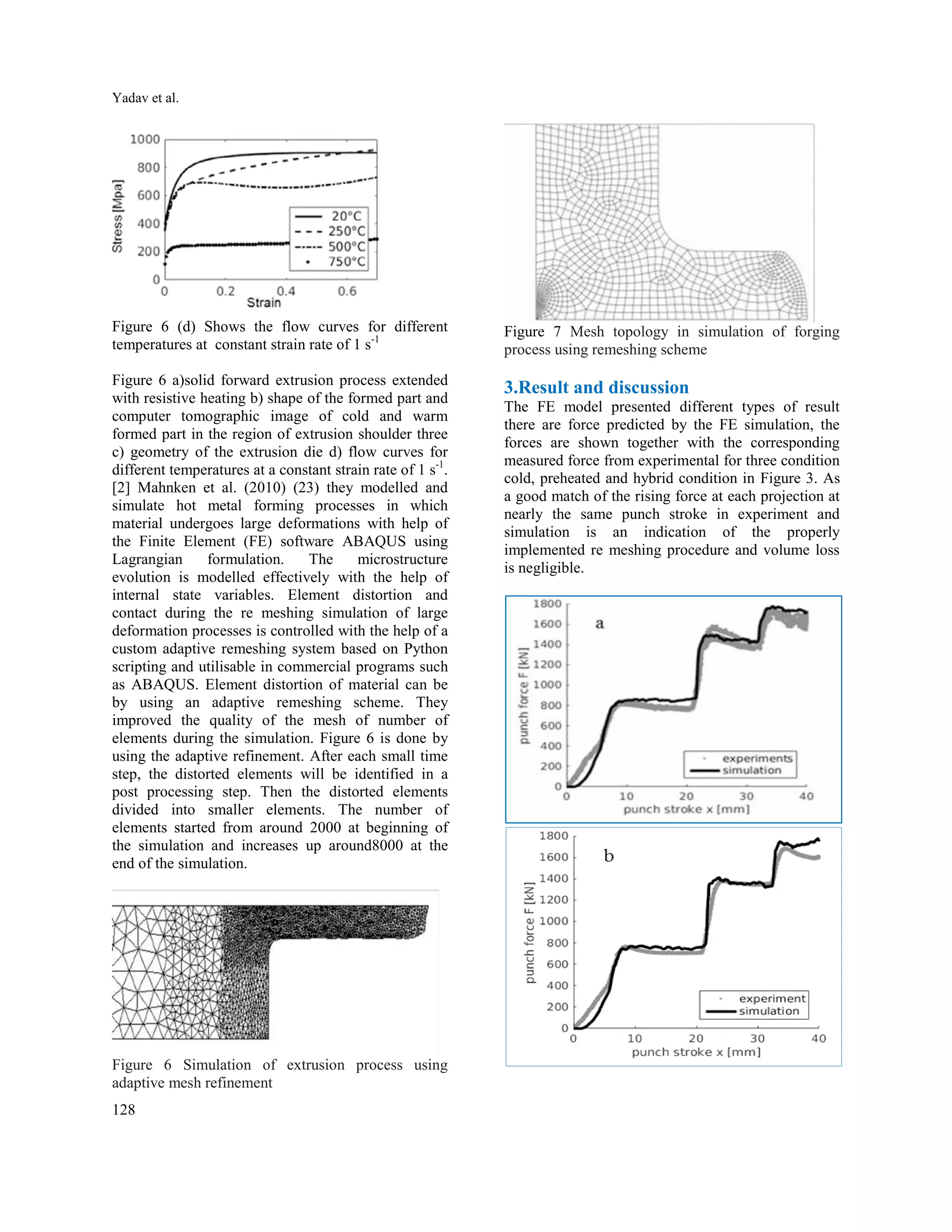 A study on metal extrusion process | PDF