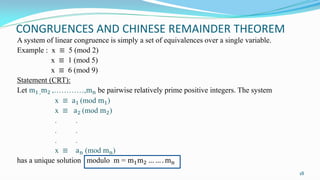 A study on number theory and its applications | PDF