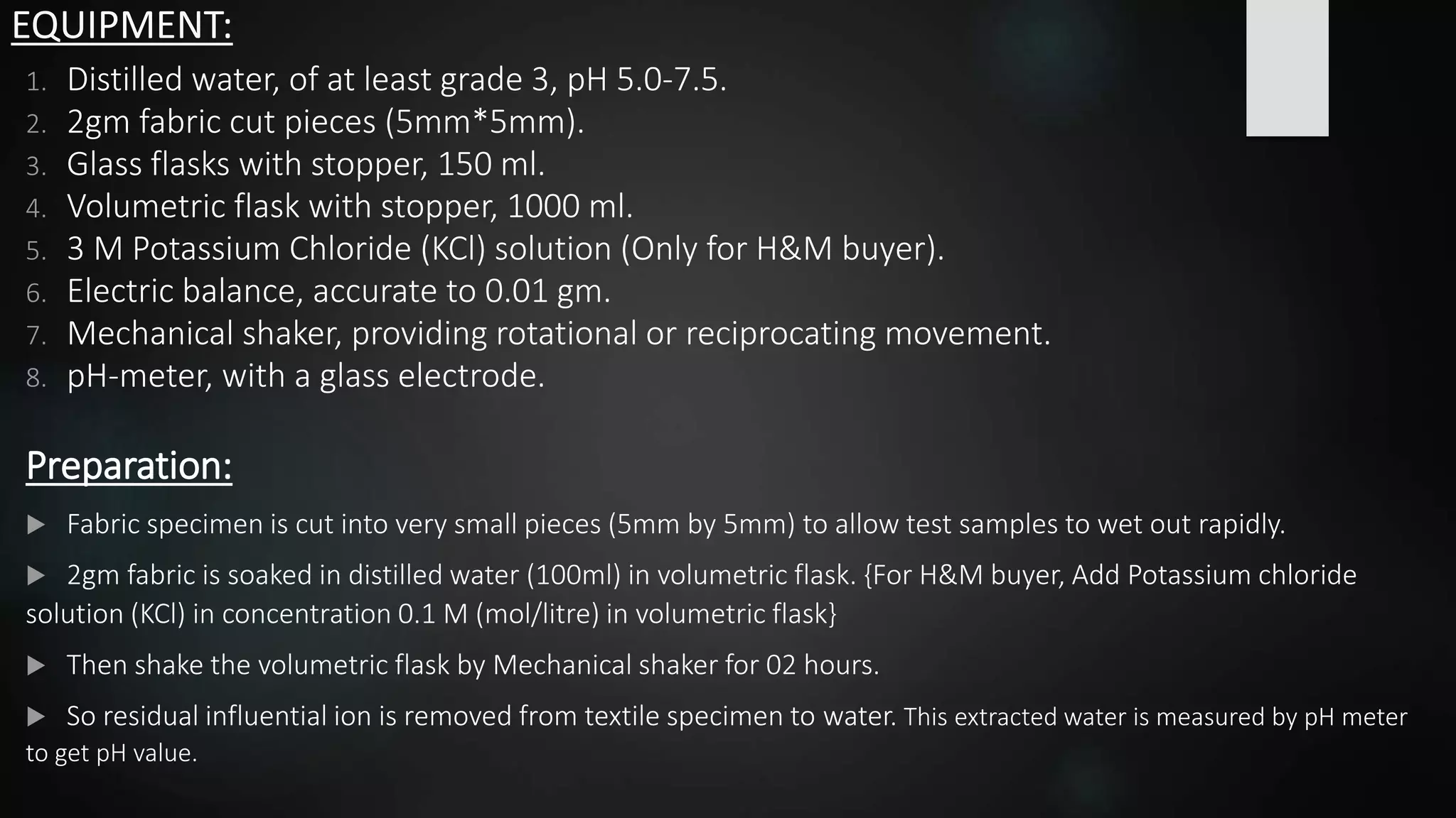 A study on ph in textile | PPTX