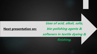 A study on ph in textile | PPTX