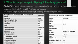 A study on ph in textile | PPTX