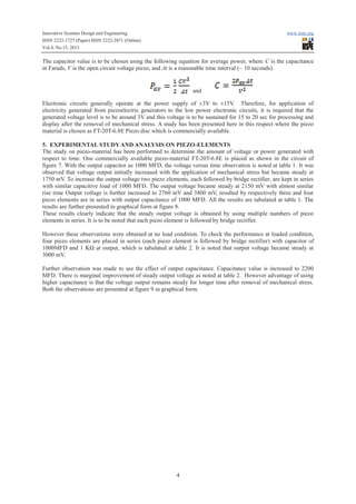 A study on piezoelectric elements and its utility in designing | PDF