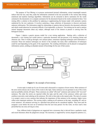 A STUDY ON PLAGIARISM CHECKING WITH APPROPRIATE ALGORITHM IN DATAMINING | PDF | Desktop ...