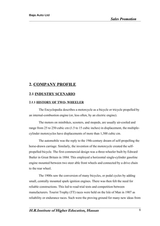 A study on promtion activities conducted at arpita bajaj, hassan | DOC