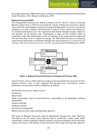 A STUDY ON SC PERFORMANCE MEASUREMENT IN MANUFACTURING INDUSTRY THROUGH ...