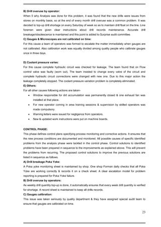 A study on six sigma techniques and its application in reduction of ...