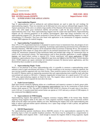 A STUDY ON SUPERCONDUCTING MATERIALS | PDF