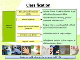 A study on textile medical devices india | PPTX