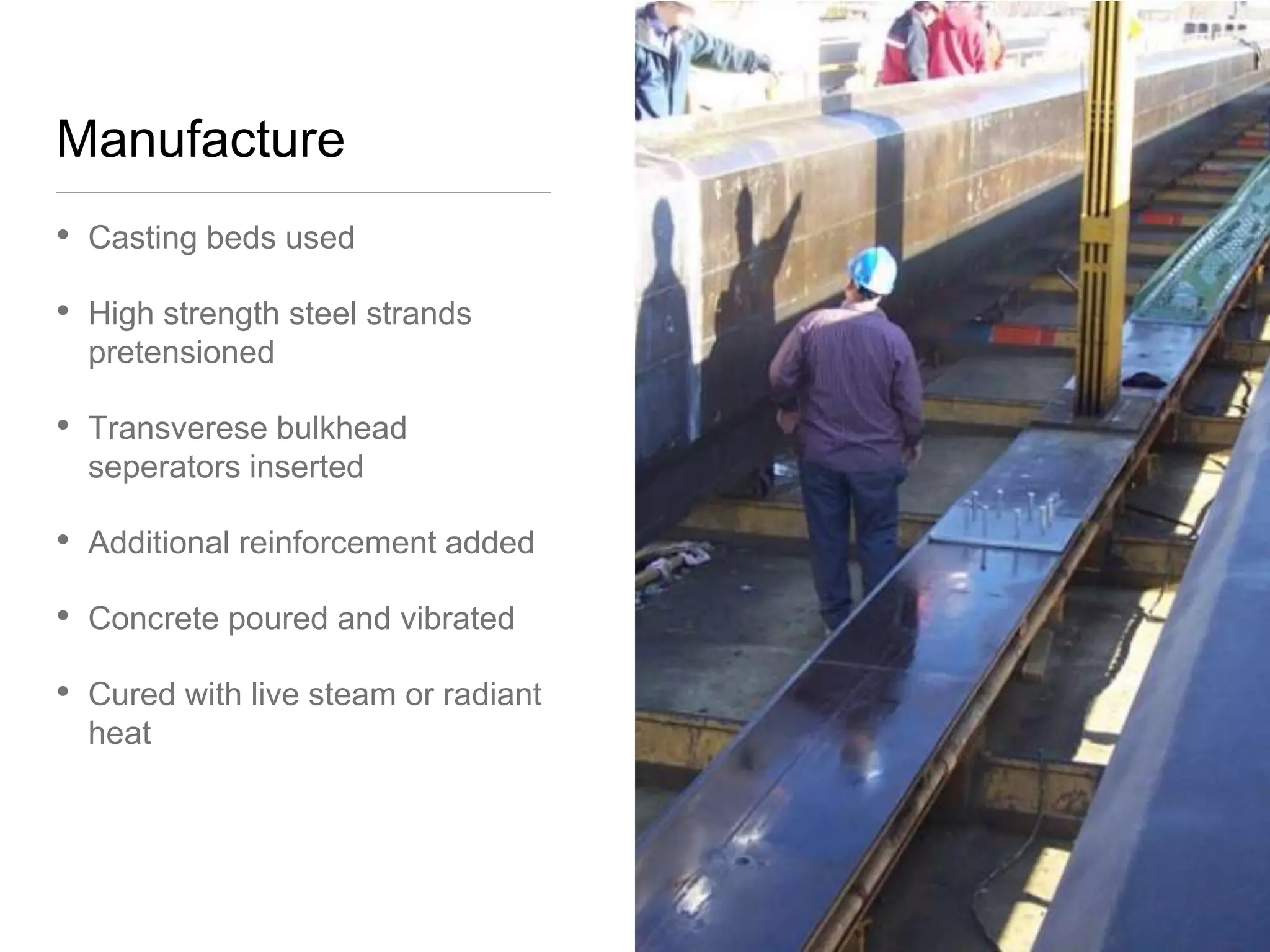 A study on the construction process (Precast concrete, In-situ cast ...