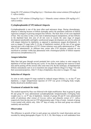 A study on the extracts of cuscuta reflexa roxb. in treatment of ...