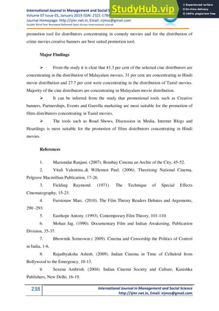 A STUDY ON THE MAJOR PROMOTION METHODS USED IN MALAYALAM FILM INDUSTRY ...