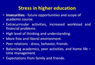 A study on the role of stress on performance | PPT