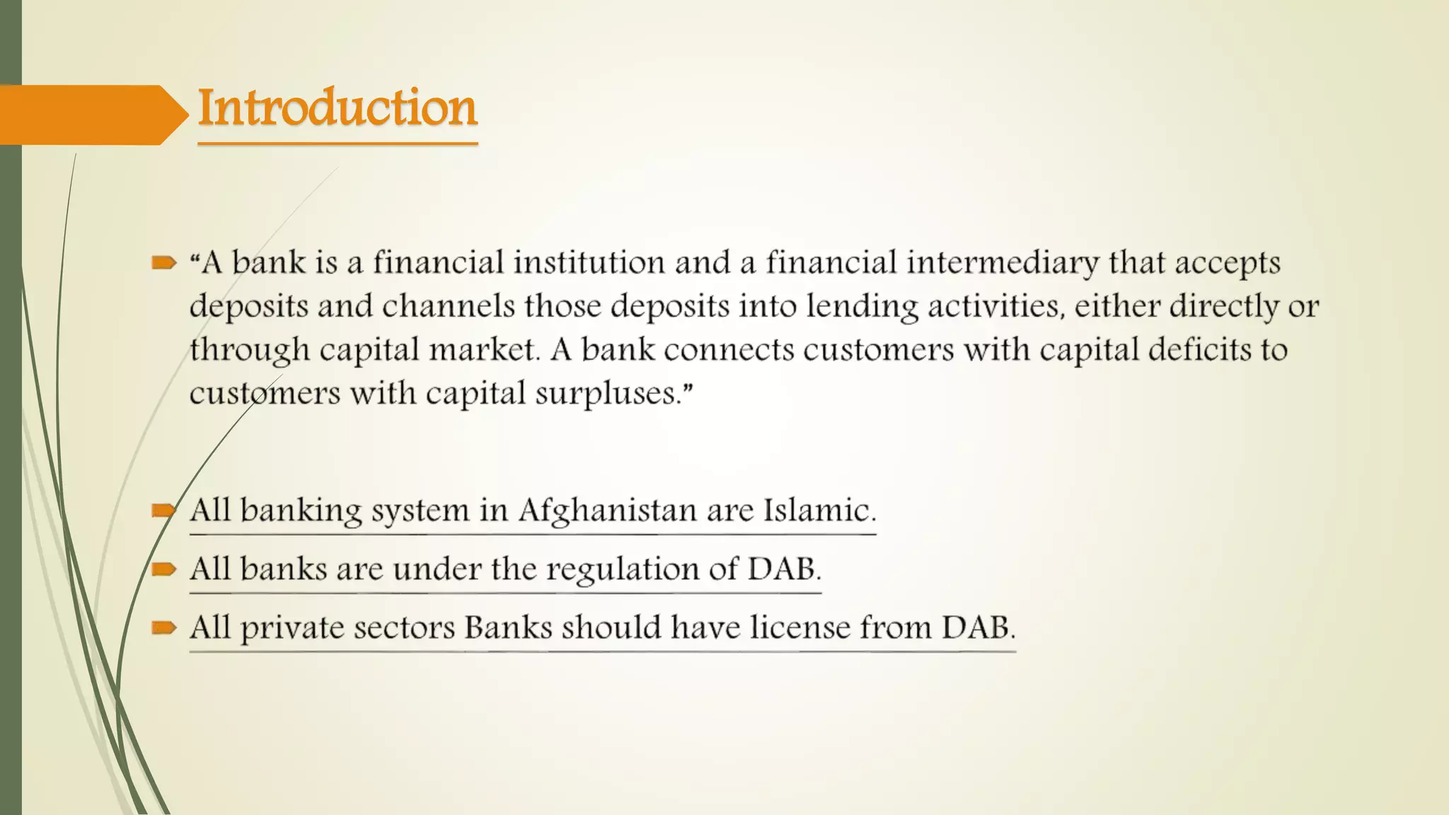 Azizi bank and Da Afghanistan Bank | PPT