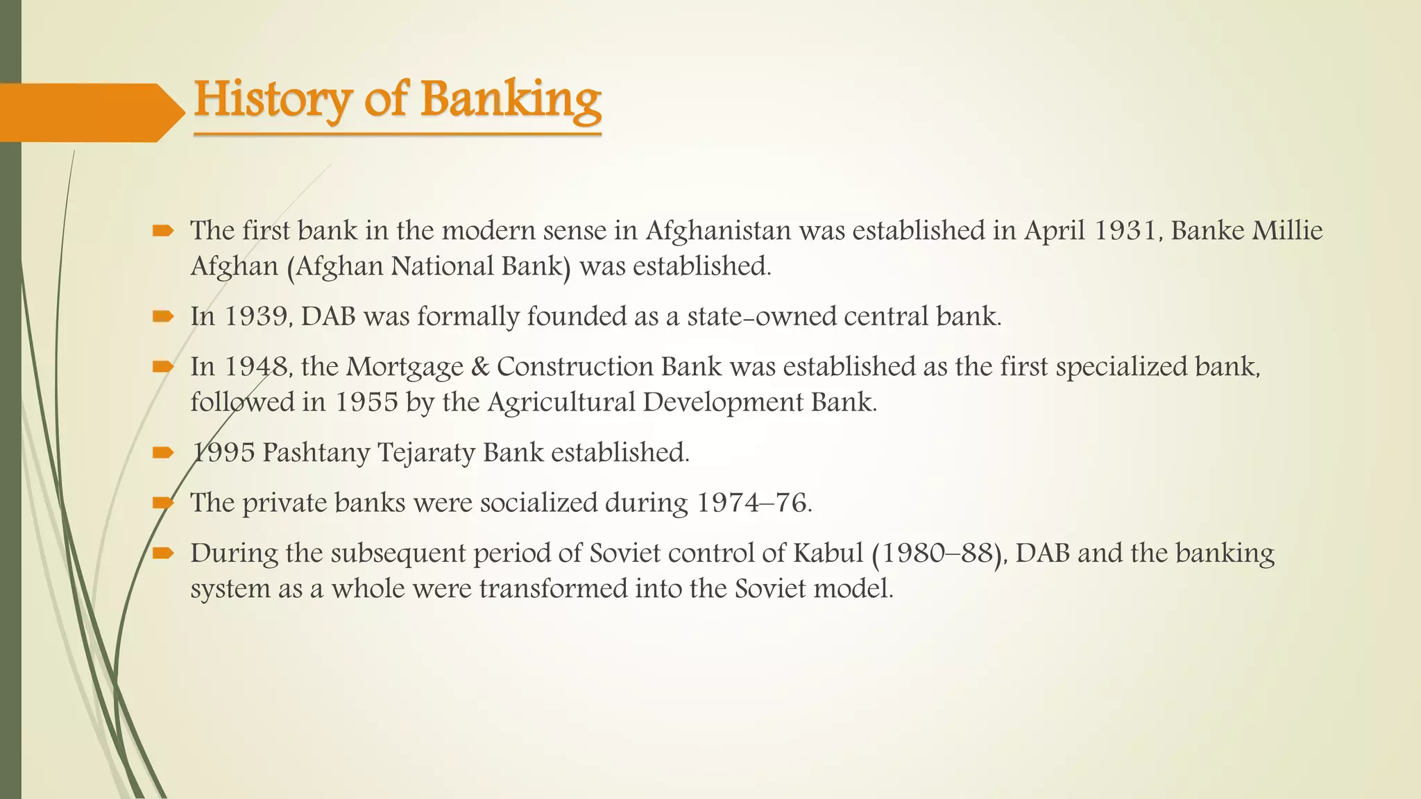 Azizi bank and Da Afghanistan Bank | PPT