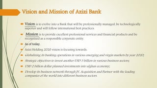 Azizi bank and Da Afghanistan Bank | PPT