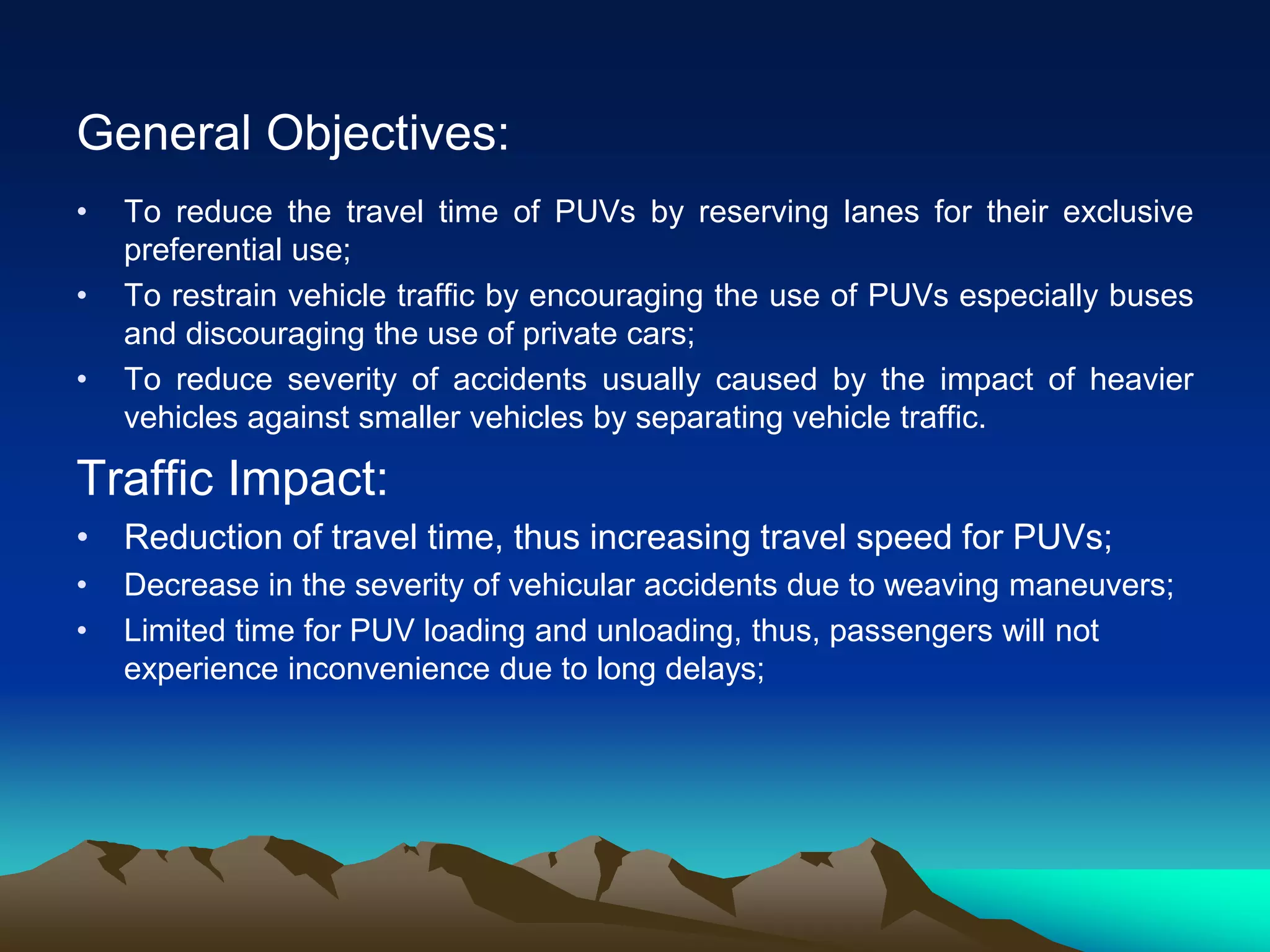 A Study on Traffic Management along EDSA in Metro Manila | PDF