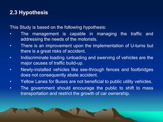 A Study on Traffic Management along EDSA in Metro Manila | PDF