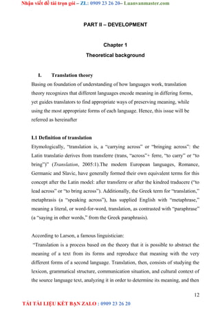A Study On Translation Of Procurement Terms From English Into ...