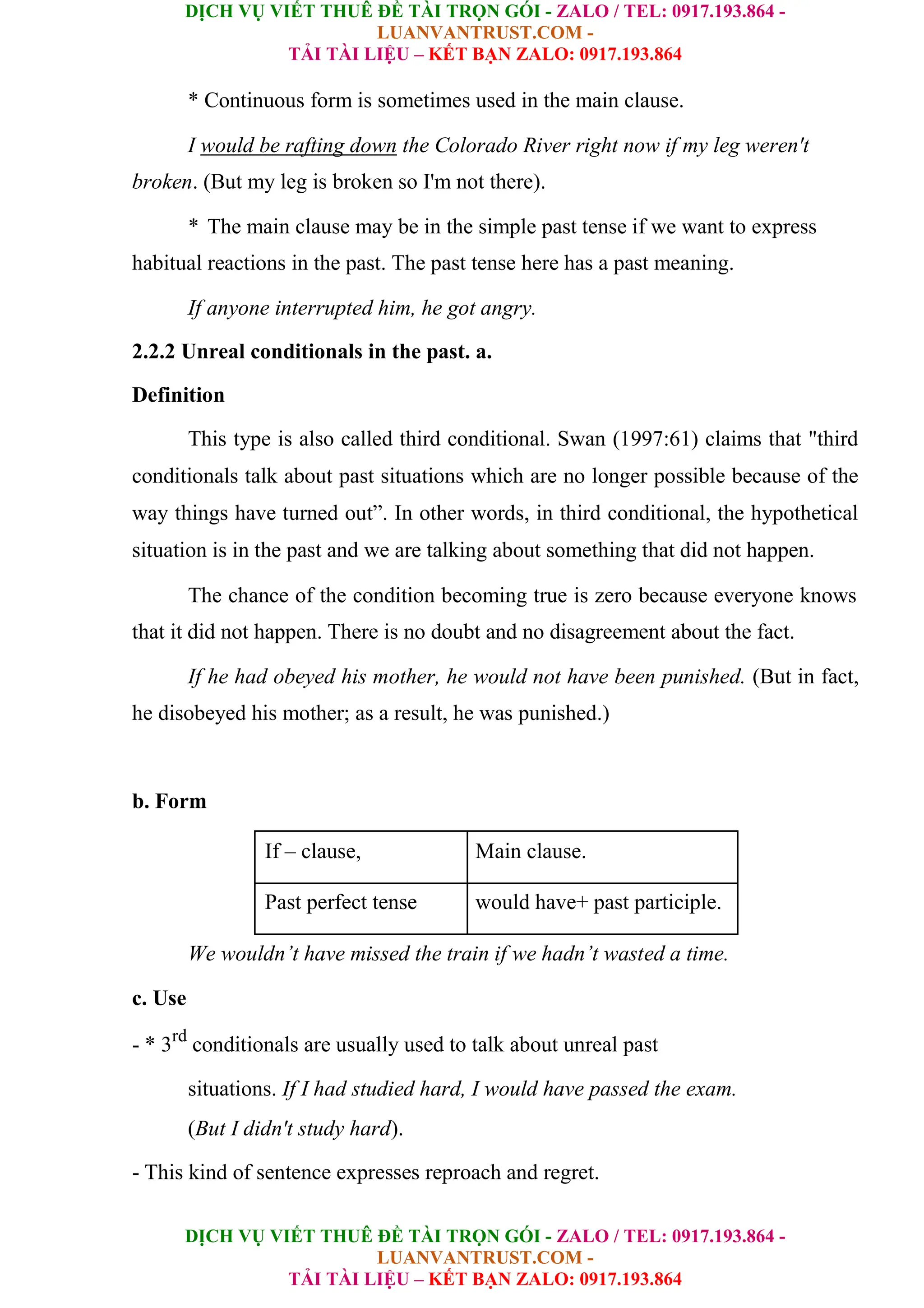 A Study On Unreal Conditional Sentences And Ways To Traslate Them Into ...