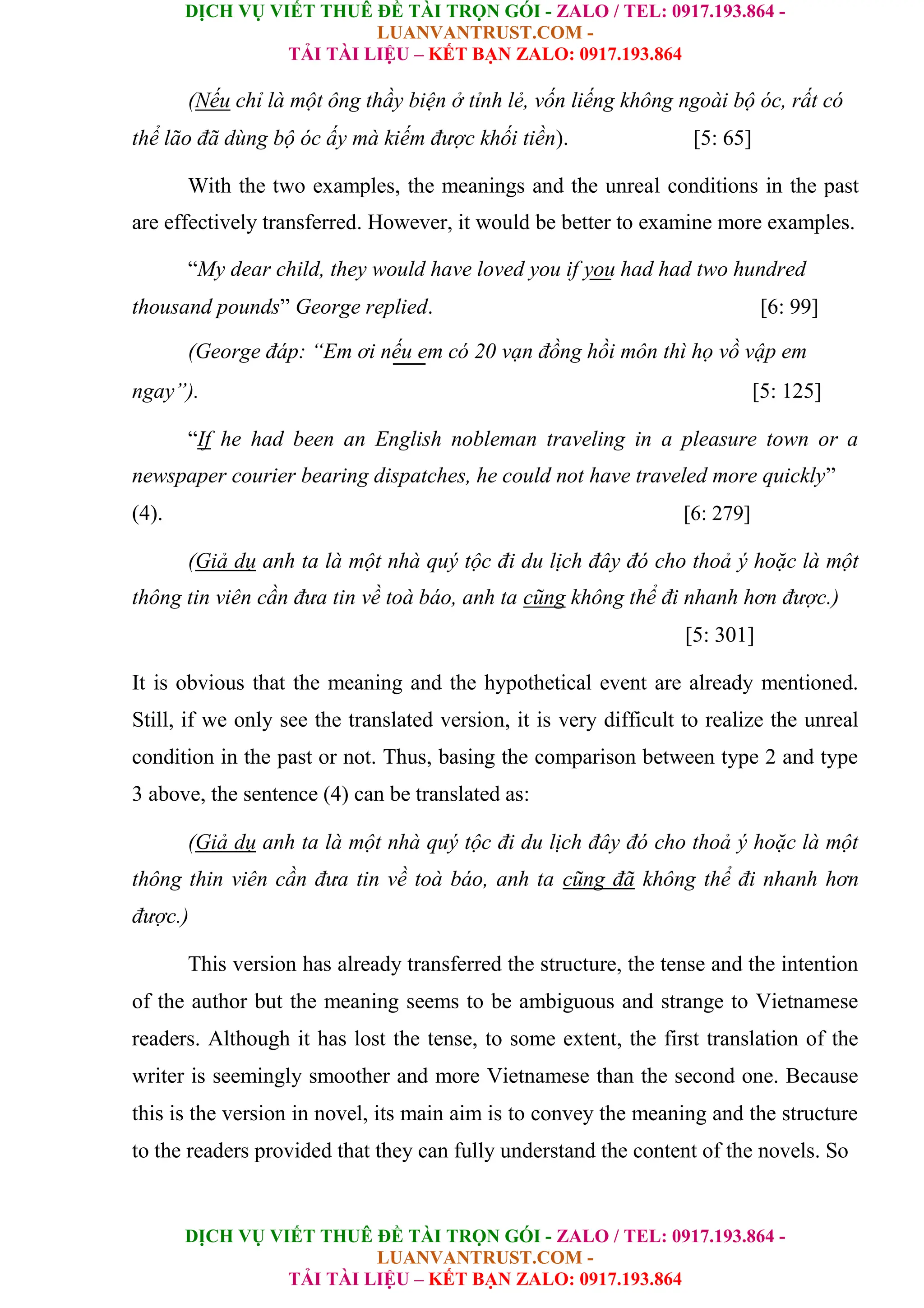 A Study On Unreal Conditional Sentences And Ways To Traslate Them Into ...