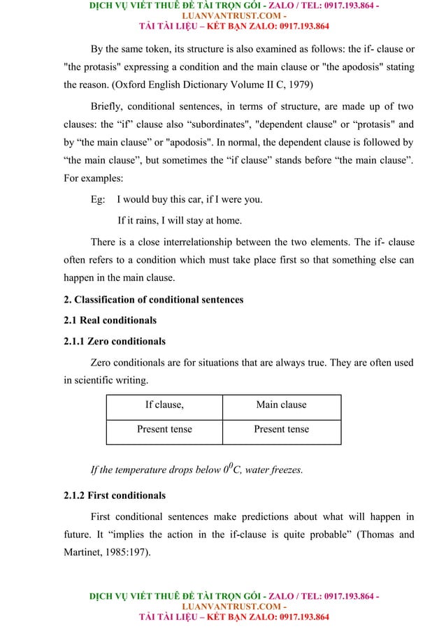 A Study On Unreal Conditional Sentences And Ways To Traslate Them Into ...