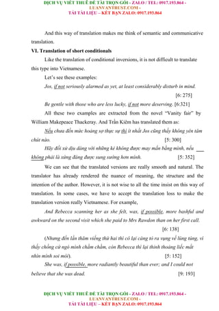A Study On Unreal Conditional Sentences And Ways To Traslate Them Into ...