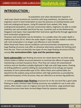 A STUDY ON VERY LARGE FLOATING STRUCTURES | PDF