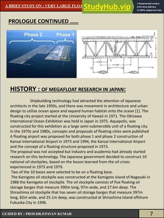 A STUDY ON VERY LARGE FLOATING STRUCTURES | PDF