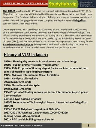 A STUDY ON VERY LARGE FLOATING STRUCTURES | PDF