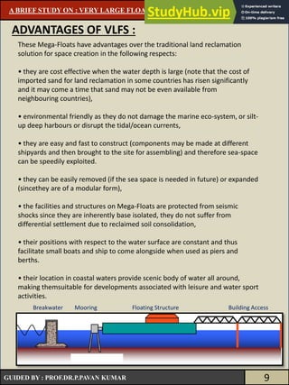 A STUDY ON VERY LARGE FLOATING STRUCTURES | PDF
