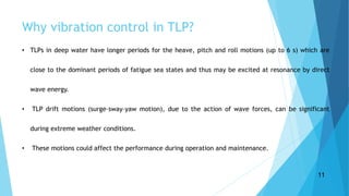 A STUDY ON VIBRATION CONTROL METHODS OF TLP.pptx